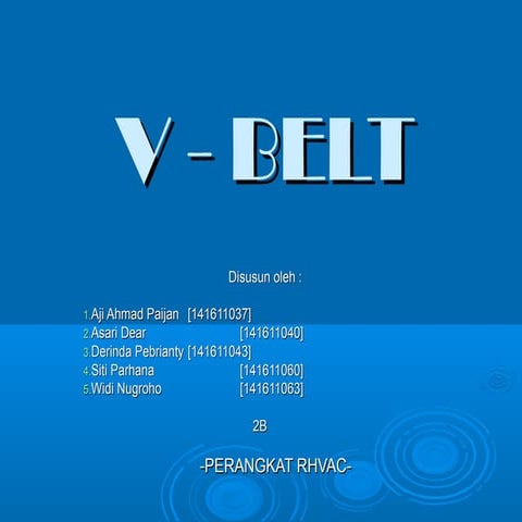 V-BELT | PPT