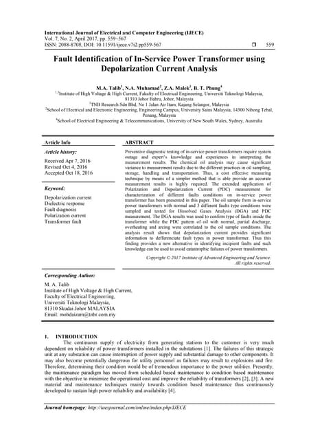 TRANSFORMER TEST acceptance criteria | PDF