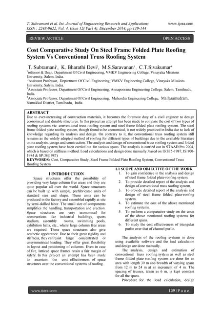 Folded Plate structures | PDF
