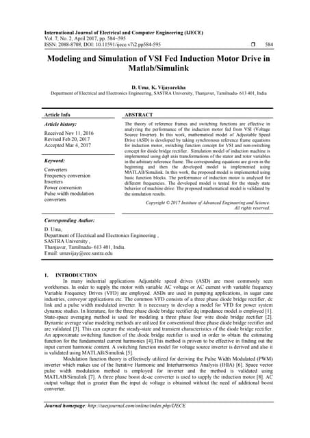 Mathematical Modelling of an 3 Phase Induction Motor Using MATLAB ...