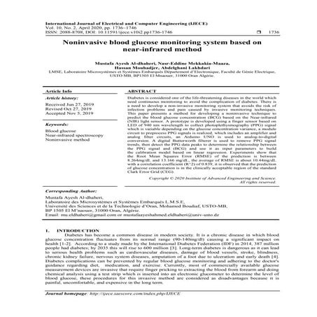 Noninvasive blood glucose monitoring system based on near-infrared ...