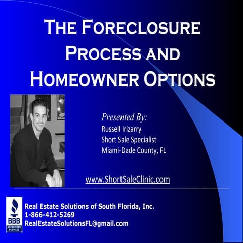 V1 Foreclosure Process | PPT