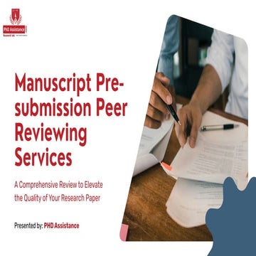 Academic Manuscript Peer Review Service | Subject Expert Review | PDF