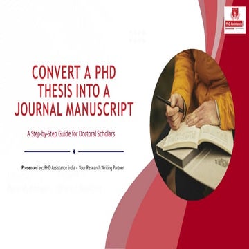 How to write a Journal for Publication or Research paper | PhD Assistance | PPT