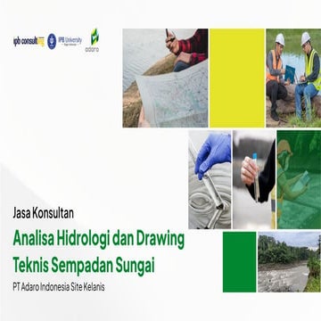 V1-PPT Analisa Hidrologi dan Drawing Teknis Sempadan Sungai-Adaro (06 Januari 2025).pptx