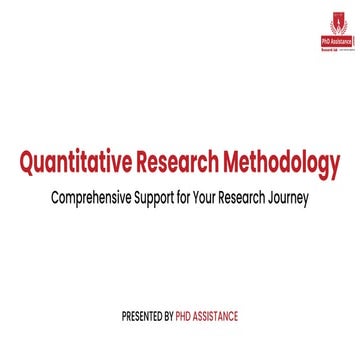 Quantitative Research Methodology Support for PhD | PDF