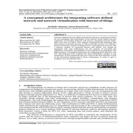 A conceptual architecture for integrating software defined network and network virtualization ...
