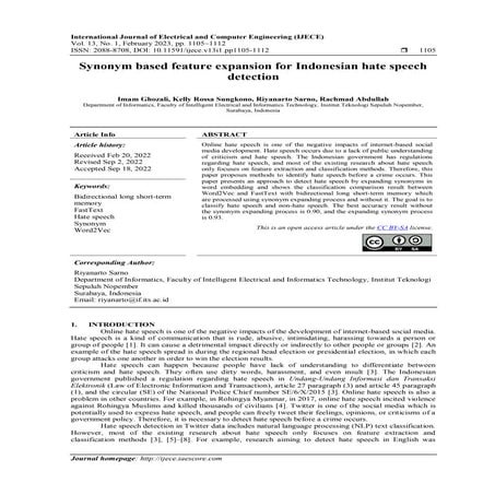 Hate speech detection using machine learning | PPTX