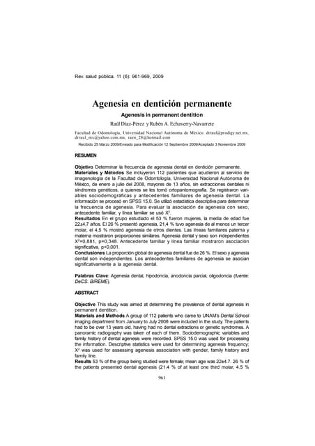 Indice de Dean. Fluorosis dental | PPT
