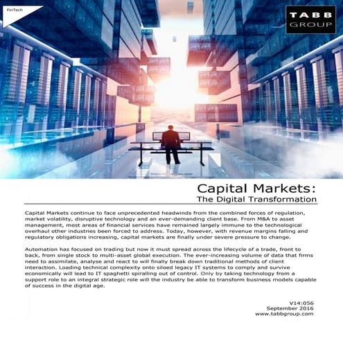 V14 056 capital markets digital transformation v2[1] | PDF