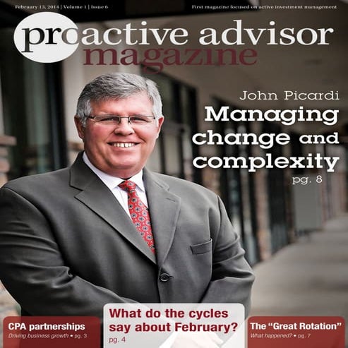 John Picardi – Proactive Advisor Magazine – Volume 1, Issue 6 | PDF