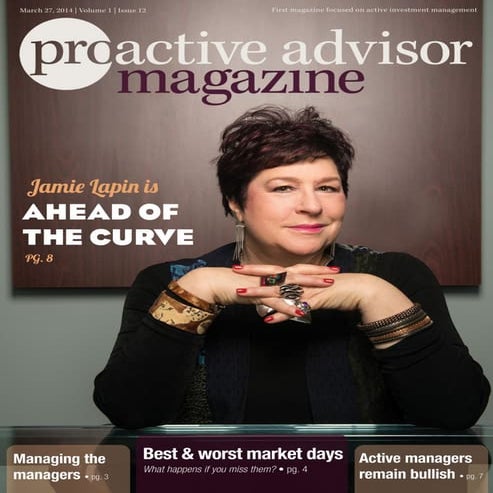 Jamie Lapin – Proactive Advisor Magazine – Volume 1, Issue 12 | PDF