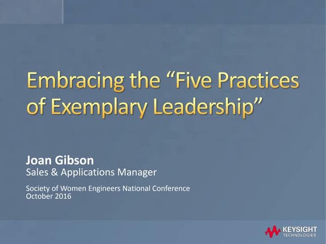 5 practices of exemplary leadership | PPT