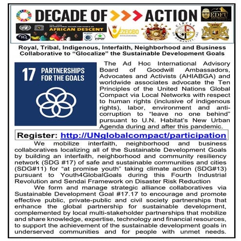 The UN Global Compact Business Commitment Letter | PDF