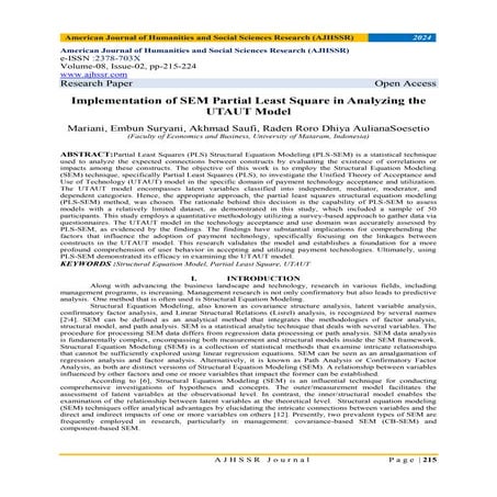 Doing Research with PLS_SEM using SmartPLS | PPTX