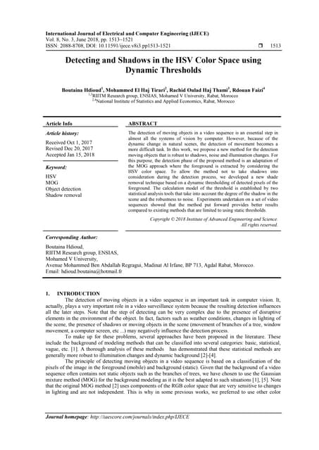 Parking Detection System Using Background Subtraction And Hsv Color Segmentation Pdf