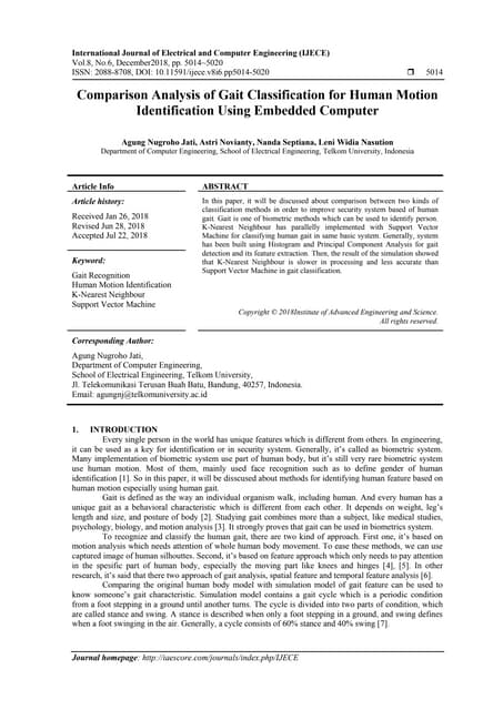 A SURVEY ON HUMAN POSE ESTIMATION AND CLASSIFICATION | PDF