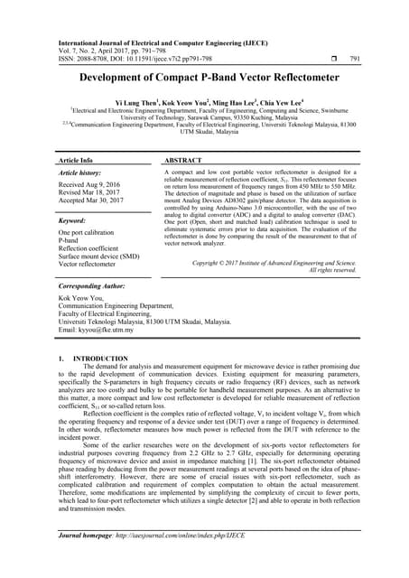 IEEE International Conference Presentation | PPT