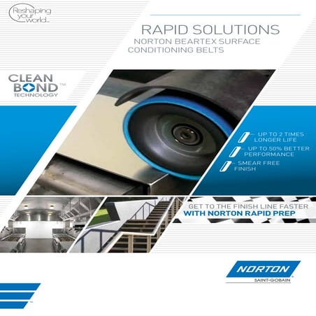 Brochure Norton Rapid Prep belts | PDF