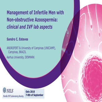 Management of Infertile Men with Non-obstructive Azoospermia: clinical ...