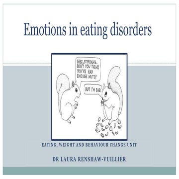 The role of emotions in Eating Disorders | PPTX