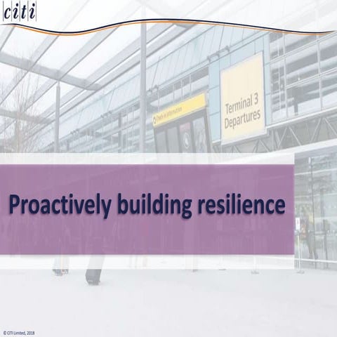 Proactively building resilience | PPTX