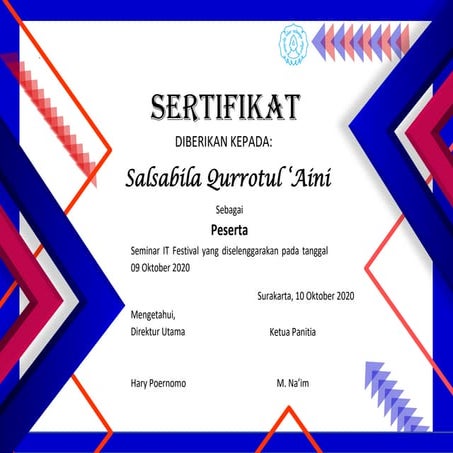 Design Sertifikat | PDF