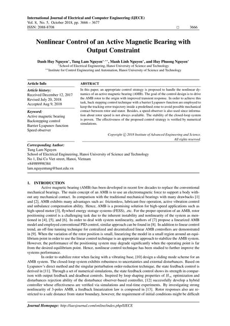 Iaetsd position control of servo systems using pid | PDF | Physics | Science