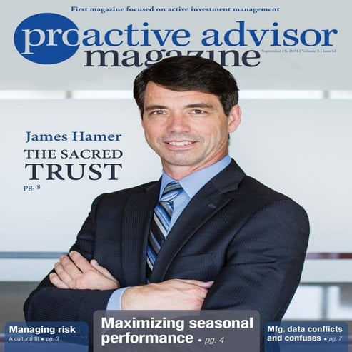 James Hamer – Proactive Advisor Magazine – Volume 3, Issue 12 | PDF
