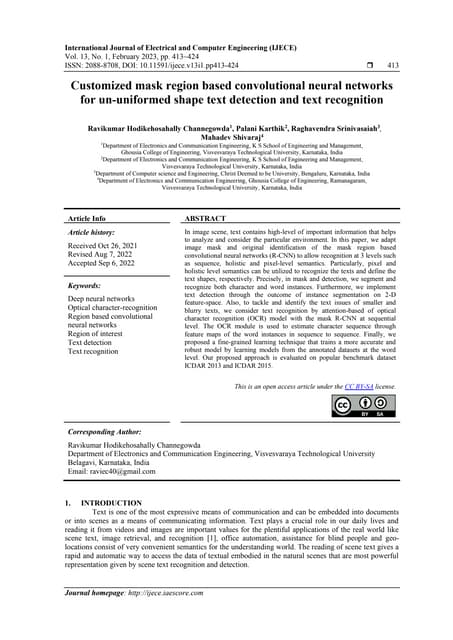 Customized Mask Region Based Convolutional Neural Networks For Un Uniformed Shape Text Detection