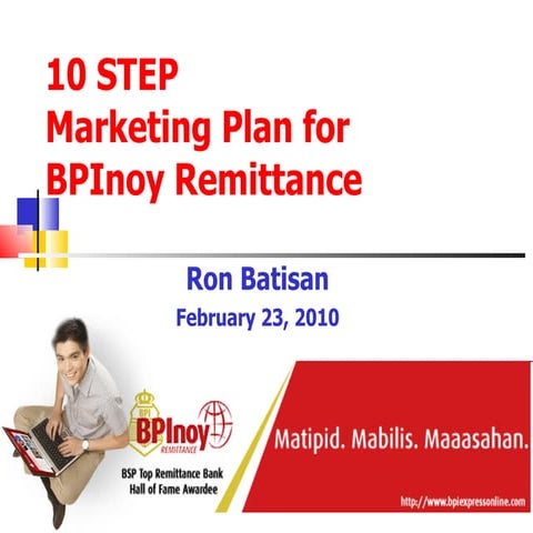 V47 10 step marketing plan batisan ronaldo | PPT