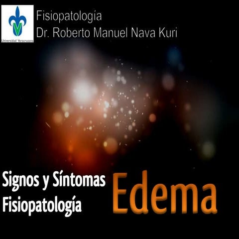 V4 b signos y síntomas, fisiopatología de los diferentes tipos de edema ...