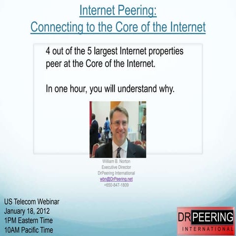 V4 connecting to the core of the internet | PPTX