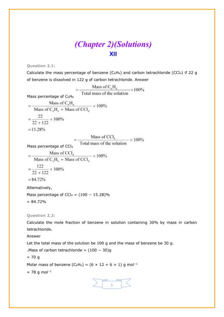 Quantitative Human Physiology 2nd Edition Feher Solutions Manual | PDF | Chemistry | Science