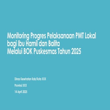V4 Template Paparan_Monitoring Progres Pelaksanaan PMT Lokal BOK Puskesmas 2025.pptx