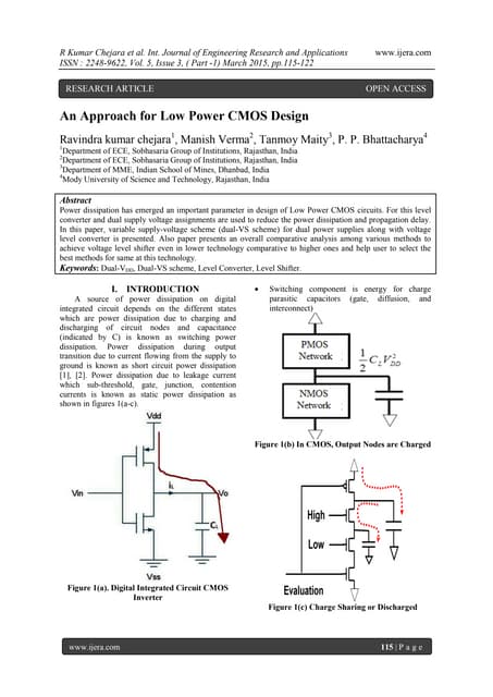 Power Comparison Of Cmos And Adiabatic Full Adder Circuits Pdf
