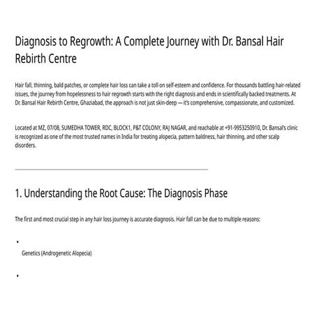Diagnosis to Regrowth Treatment In NCR | PDF
