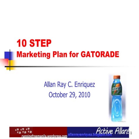 Gatorade Marketing Plan | PPTX