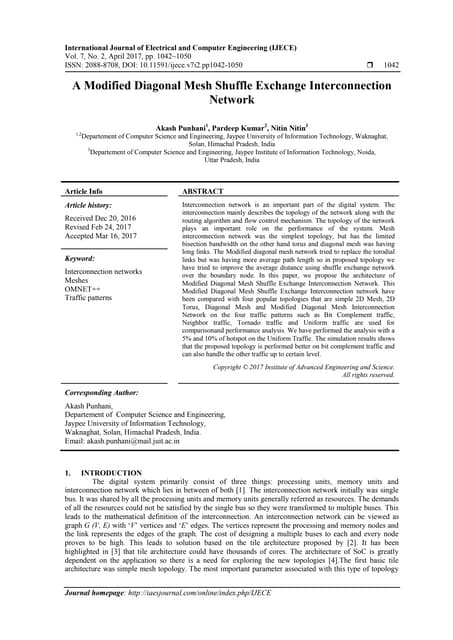 Design And Implementation Of Multistage Interconnection Networks For Soc Networks Pdf