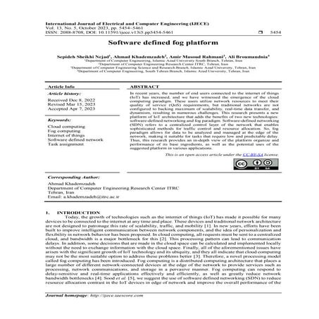 Software Defined Fog Platform Pdf