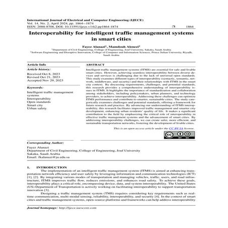 Smart Traffic Management System presentation | PPTX