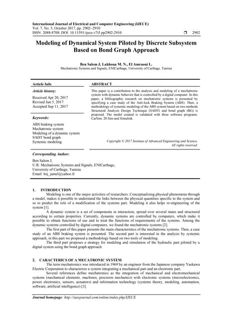 Anti lock braking (ABS) Model based Design in MATLAB-Simulink | PDF | Physics | Science