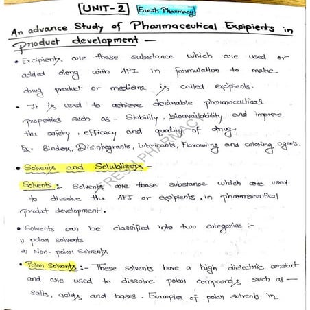Pharmaceutical_Product_Development_8th_sem_Unit_2_Complete_Notes_By ...