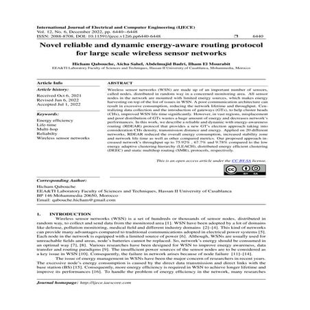 Novel Reliable And Dynamic Energy Aware Routing Protocol For Large Scale Wireless Sensor