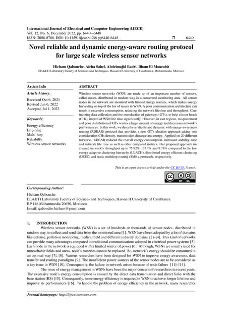 Novel Reliable And Dynamic Energy Aware Routing Protocol For Large
