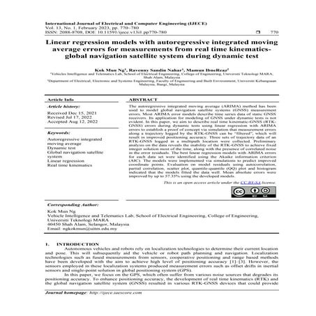 Linear regression models with autoregressive integrated moving average errors for measurements ...