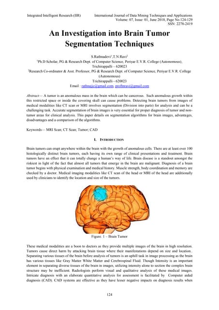Brain Image Segmentation Methods using Image Processing Techniques to Analysis ADHD | PDF