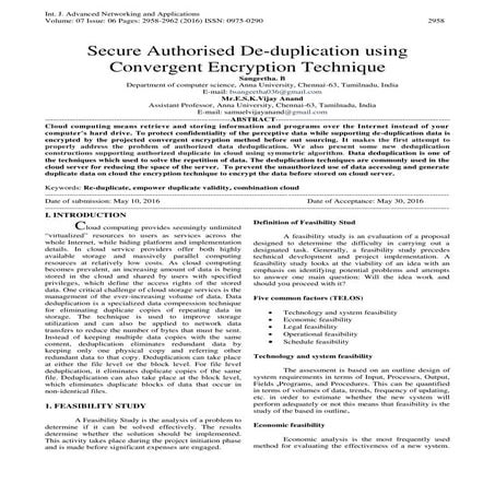 Secure De Duplication Pdf