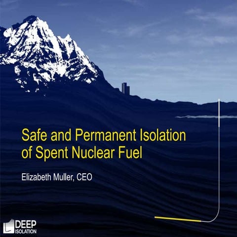 Deep Isolation investor pitch | PPTX