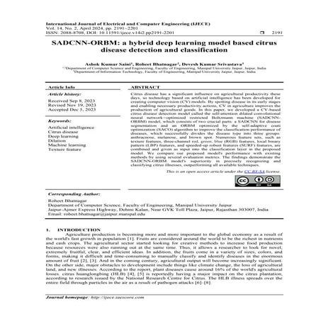 SADCNN-ORBM: a hybrid deep learning model based citrus disease ...